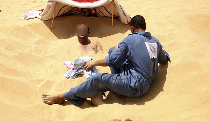 رمال الجزائر تعالج الروماتيد بأمر الأطباء