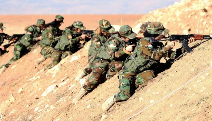 القوات الكردية تشن هجوما على شرق الموصل