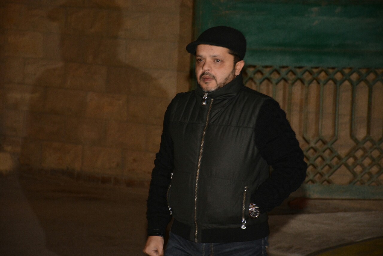 40 صورة من عزاء الفنان أحمد راتب