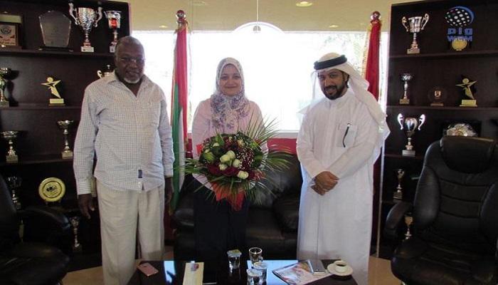 أول امرأة مديرا عاما لنادي الشعب الإماراتي