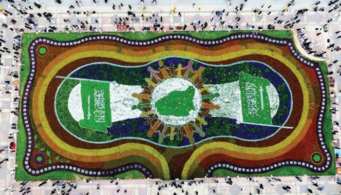 بالصور.. سجاجيد من ملايين الزهور في "ربيع الرياض"