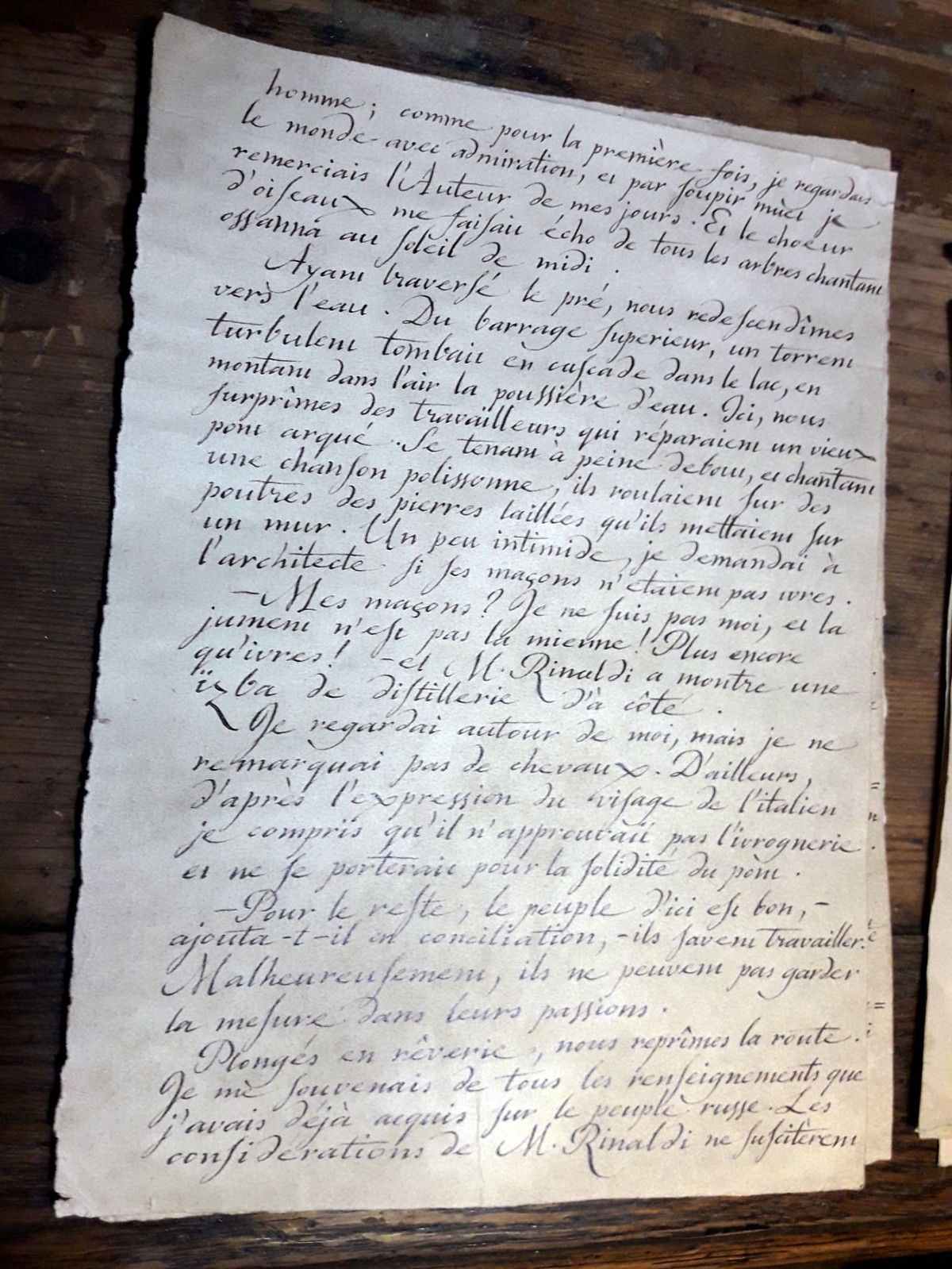 مخطوط نادر: الفيلسوف جان جاك روسو زار روسيا سرا