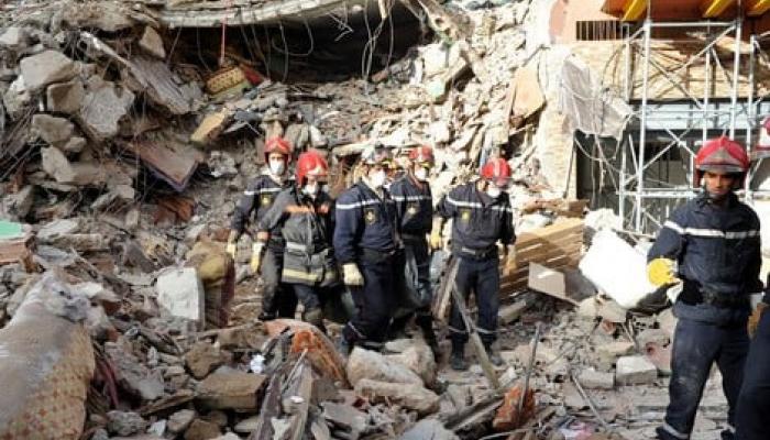 ویدئو | ریزش ساختمان در اردن ۵ کشته برجای گذاشت