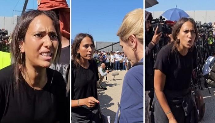 "خاطبيني كإنسان".. فتاة مصرية توبّخ مراسلة "CNN" أمام معبر رفح