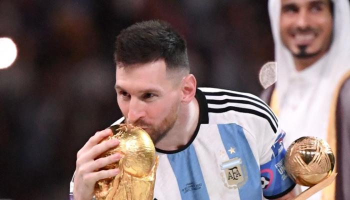 Une fresque de Lionel Messi pour fêter l'anniversaire du Mondial 2022