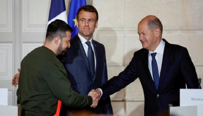 أمواج وضغوط.. زيلينسكي يصف العلاقات مع ألمانيا