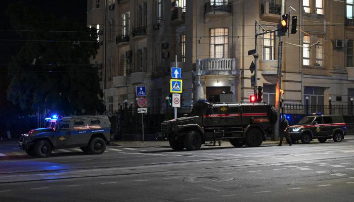 የዋግነር ታንኮች በሮስቶቭ ከተማ