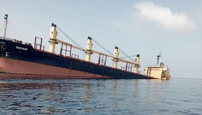 روبي مار.. كارثة بيئية صنعها الحوثي تهدد البحر الأحمر (خاص)