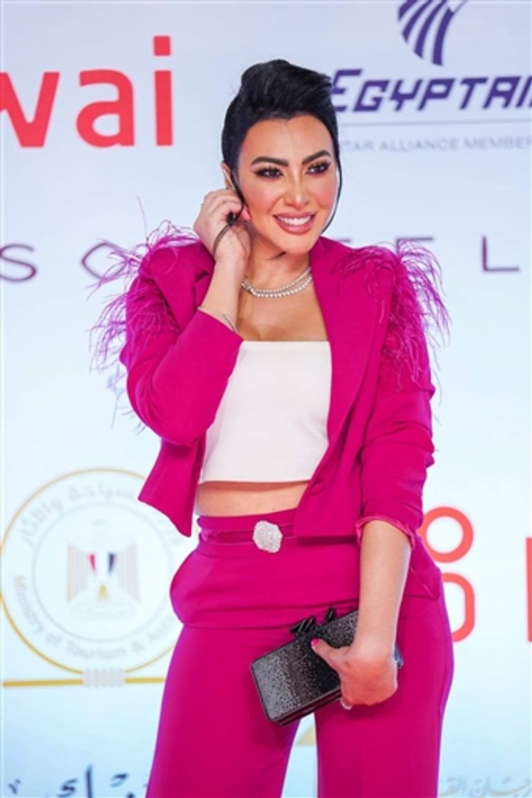 ميرهان حسين في مهرجان القاهرة السينمائي إطلالة مثيرة