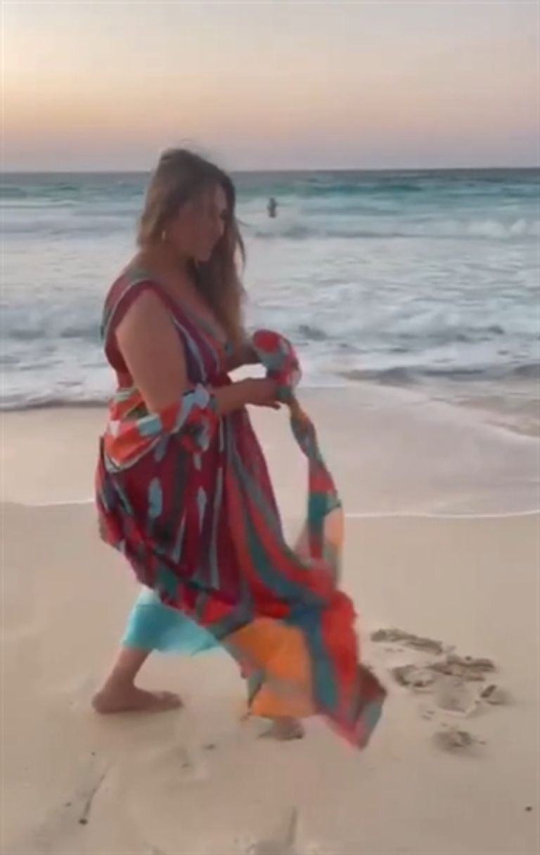 ليلى علوي في الساحل الشمالي رقص وبلبطة فيديو